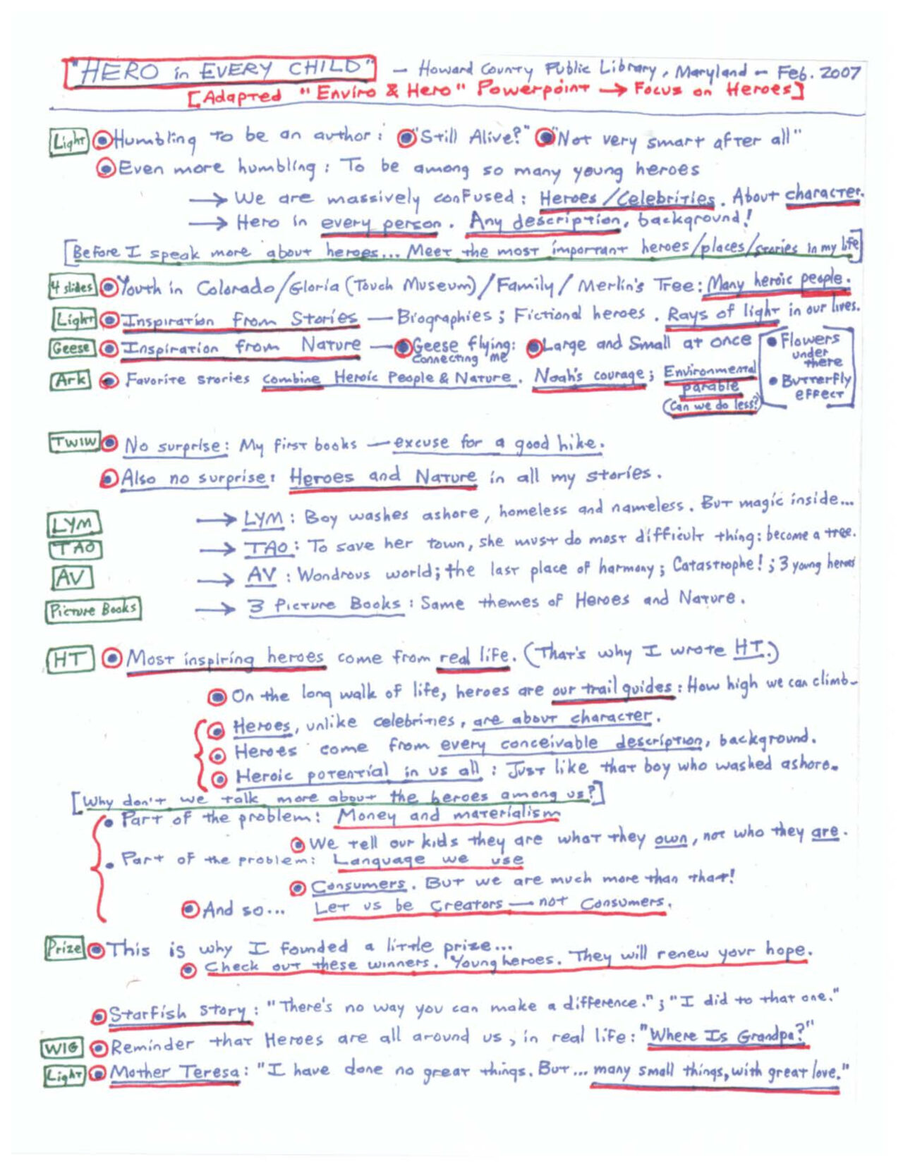 Handwriting Samples - TABarron.com