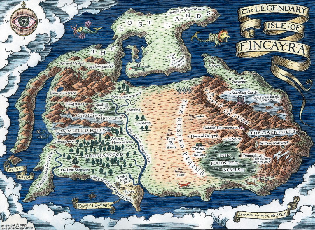 Maps from T. A. Barron's Worlds - TABarron.com