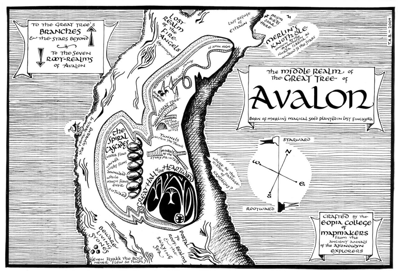 Maps from T. A. Barron's Worlds - TABarron.com
